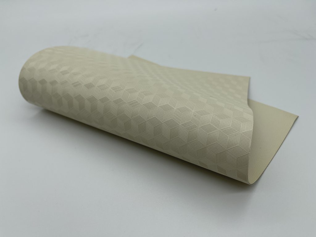 3D Embossed PVC Tarpaulin Tent & Pergola Fabric Blackout 1000D*1000D 20*20 850gsm Beige – SUPER ...